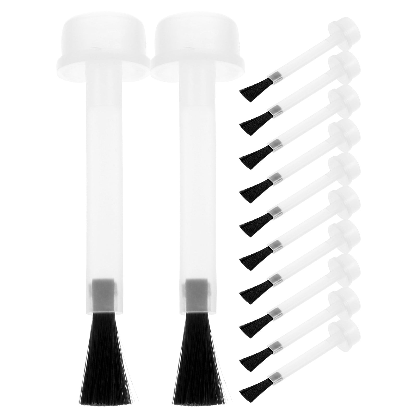 BRIGHTFUFU Nail Bottle Compatible 20Pcs Nail Polish Brushes Durable ...