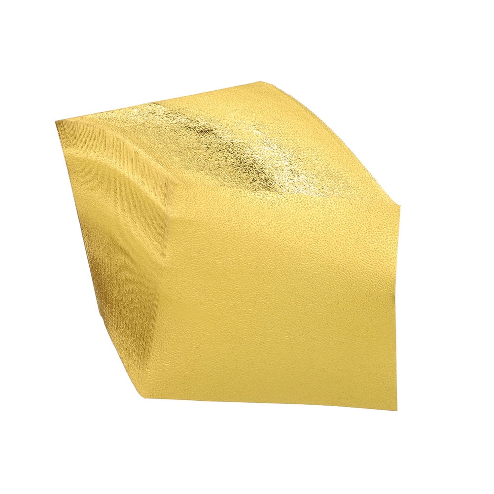 BRIGHTFUFU Origami Paper Golden Color Single-Sided Square Folding Paper ...