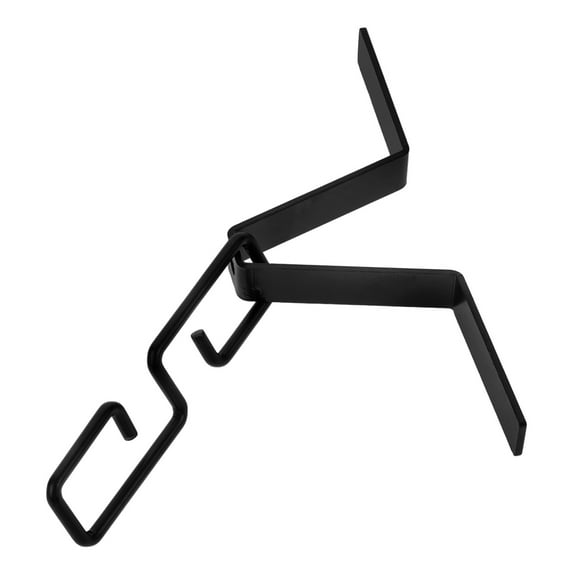 BRIGHTFUFU Black Iron Rain Chain Installation Hook Outdoor Metal Rain ...