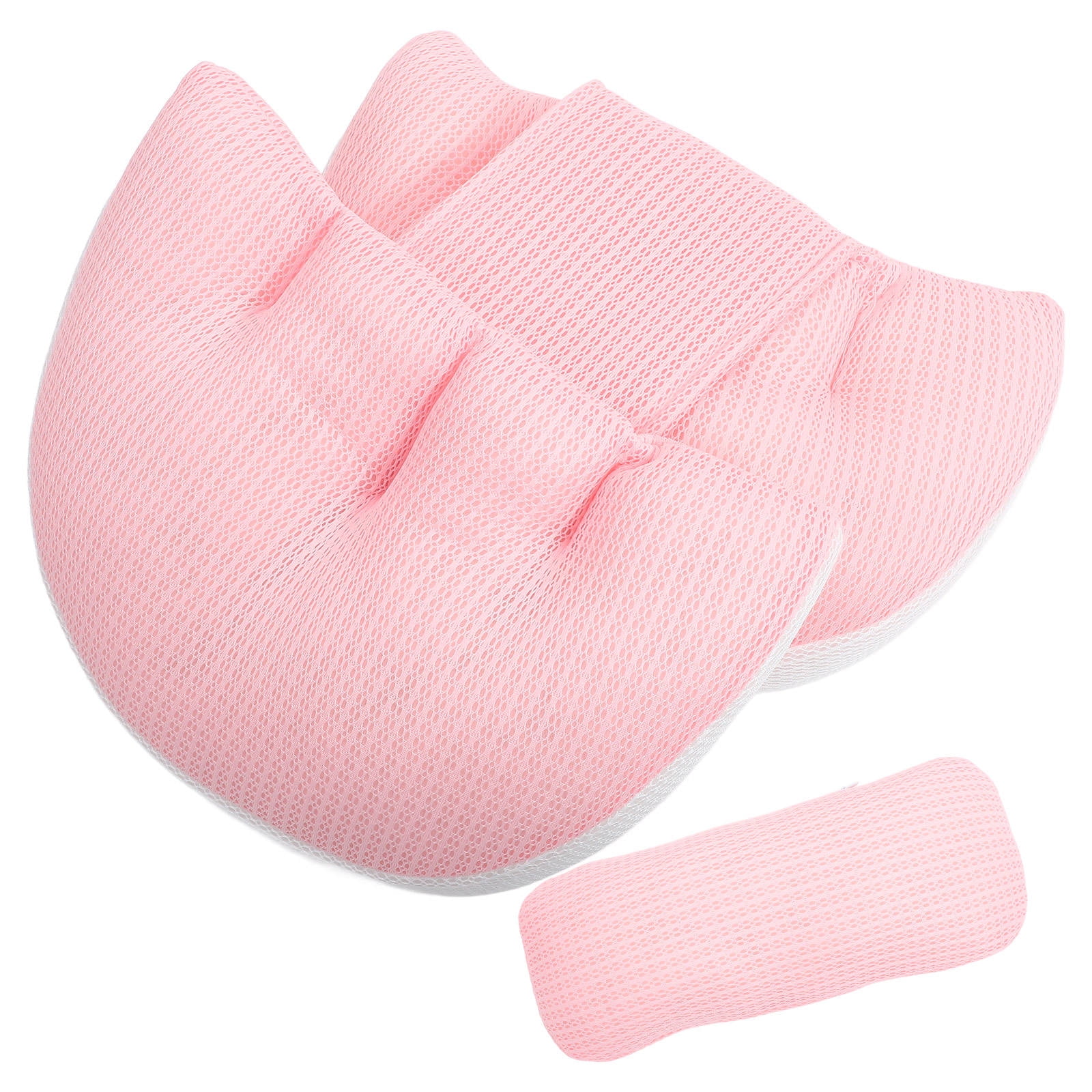 BRIGHTFUFU 1Set Adjustable Pink Pregnancy Belly Pillow Comfortable ...