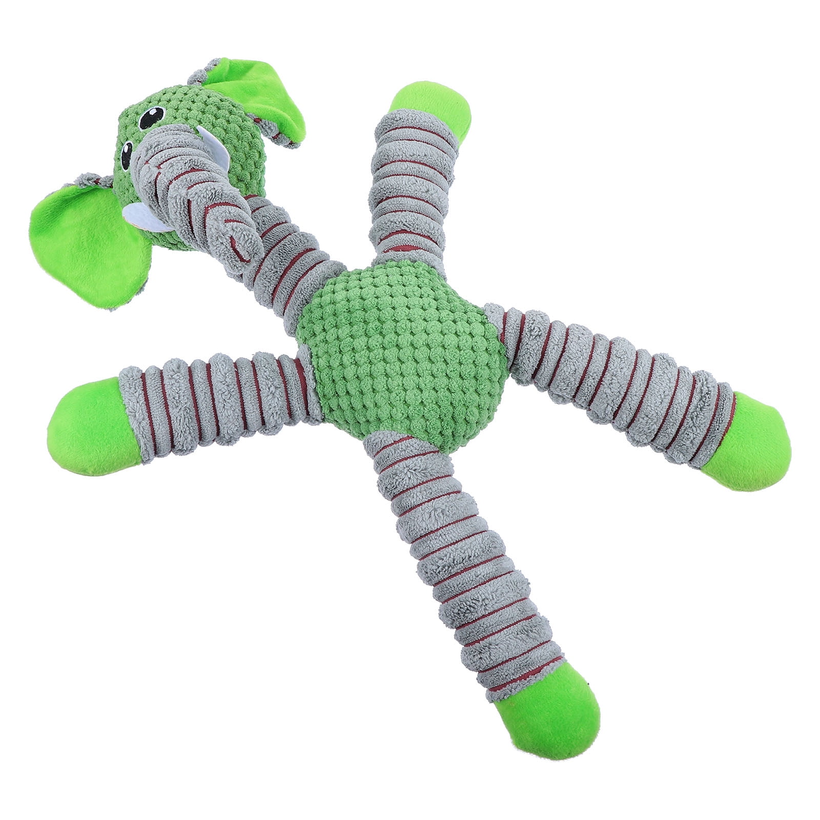 BRIGHTFUFU Plush Dog Plaything with Extended Limbs and Squeaker Perfect ...