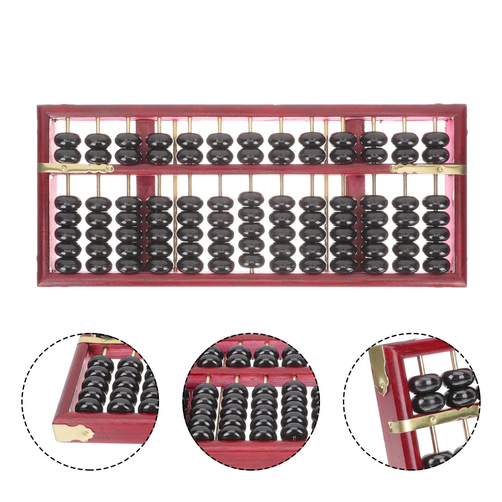 BRIGHTFUFU Professional Wooden Abacus for Kids Safe Material Durable ...