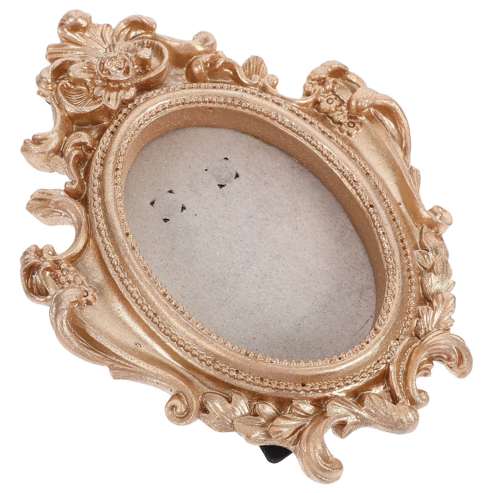 BRIGHTFUFU Resin Retro Wall Hanging Frame Golden Rectangular Daily ...