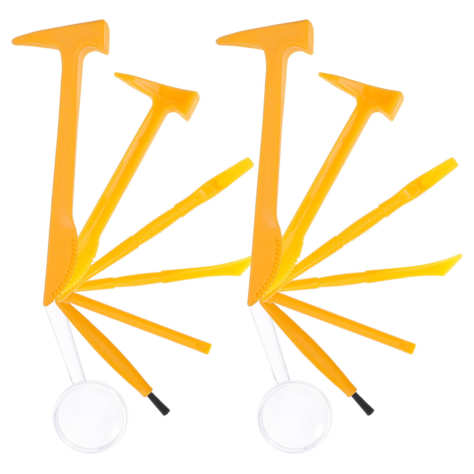 BRIGHTFUFU Science Kit For Kids Gemstone Digging Tool Kit Orange 15 ...