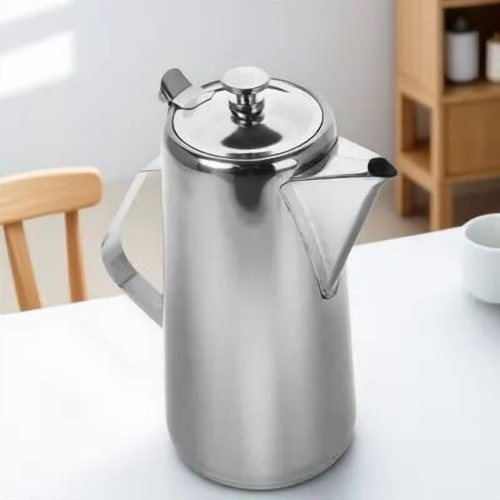 BRIGHTFUFU 2L Stainless Steel Cold Water Pitcher with Lid Ideal for ...