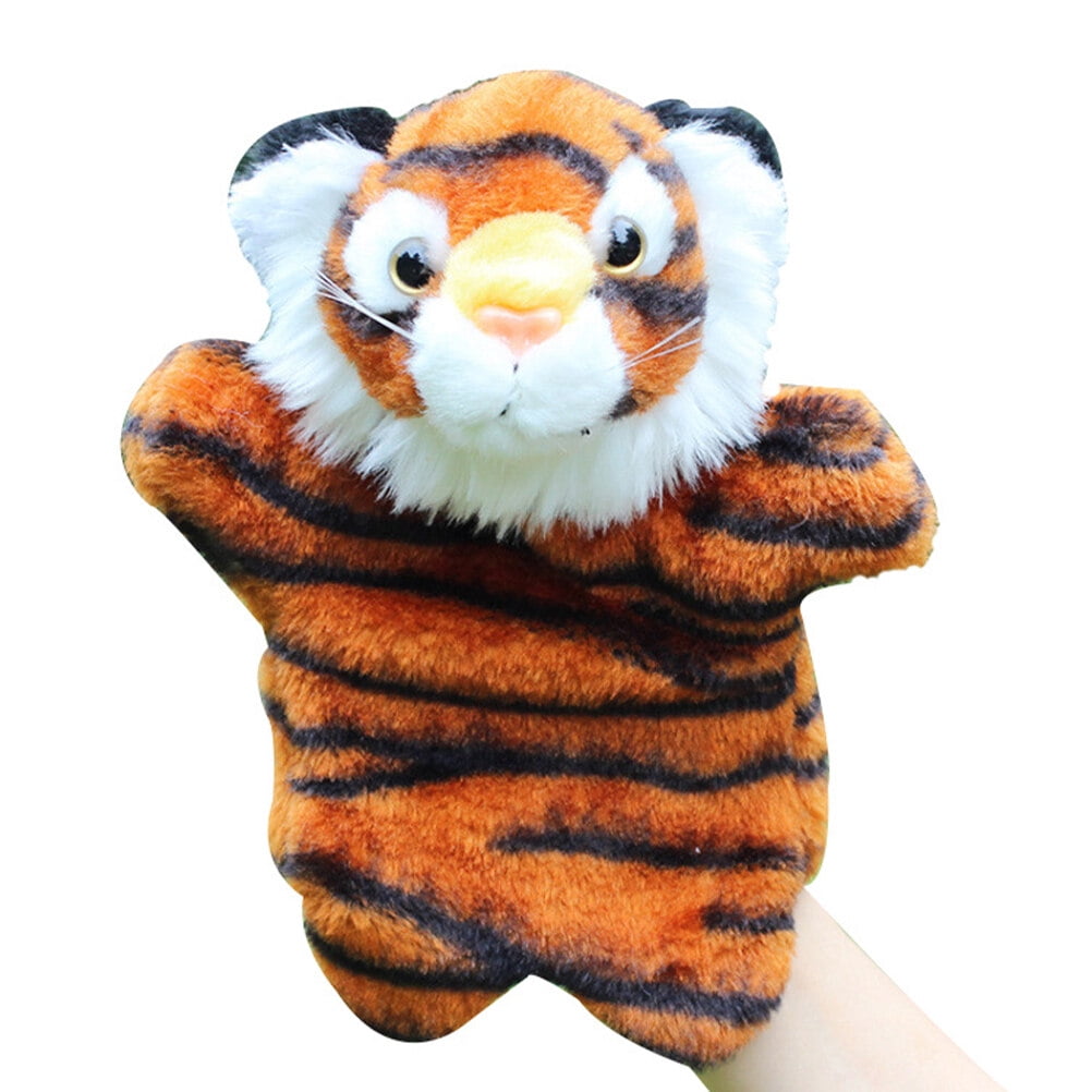 BRIGHTFUFU Toddler Hand Puppets in Coffee Color for Kids Story Telling ...