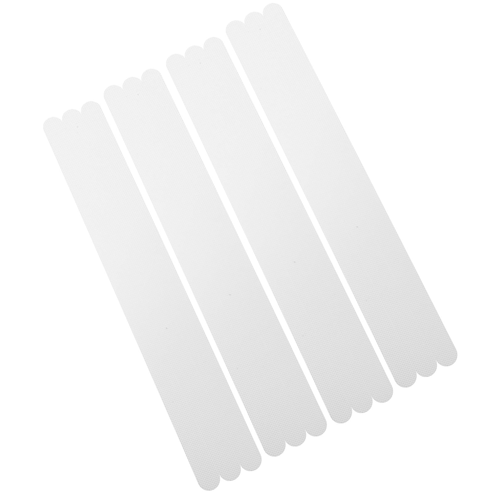 BRIGHTFUFU White PEVA Non-Slip Floor Stickers for Home Safety Bath Tub ...