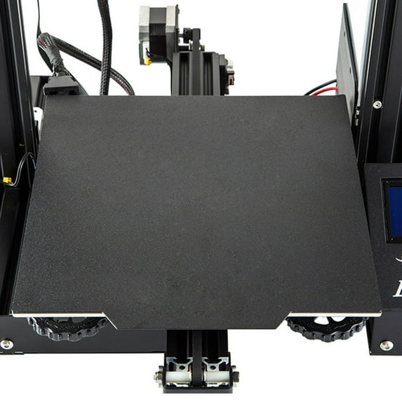 BRIGHTFUFU printer heating plate Heating Bed Cover Black Plastic Fast ...