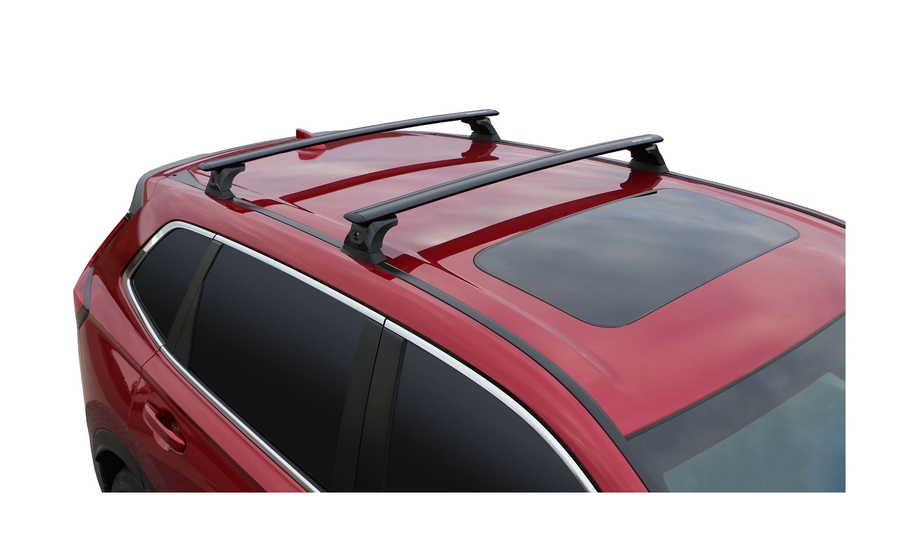 BRIGHTLINES Heavy Duty Anti-Theft Premium Aluminum Black Bars Roof Rack ...