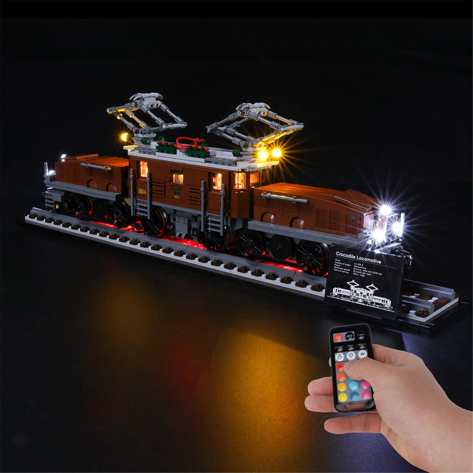 BRIKSMAX LED Lighting Kit for Crocodile Locomotive Compatible with ...