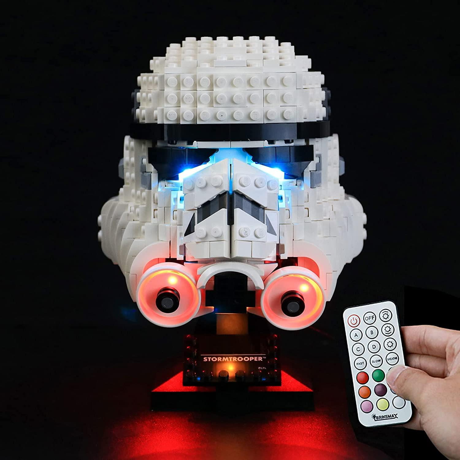 BRIKSMAX LED Lighting Kit for Stormtrooper Helmet Compatible with Legos ...