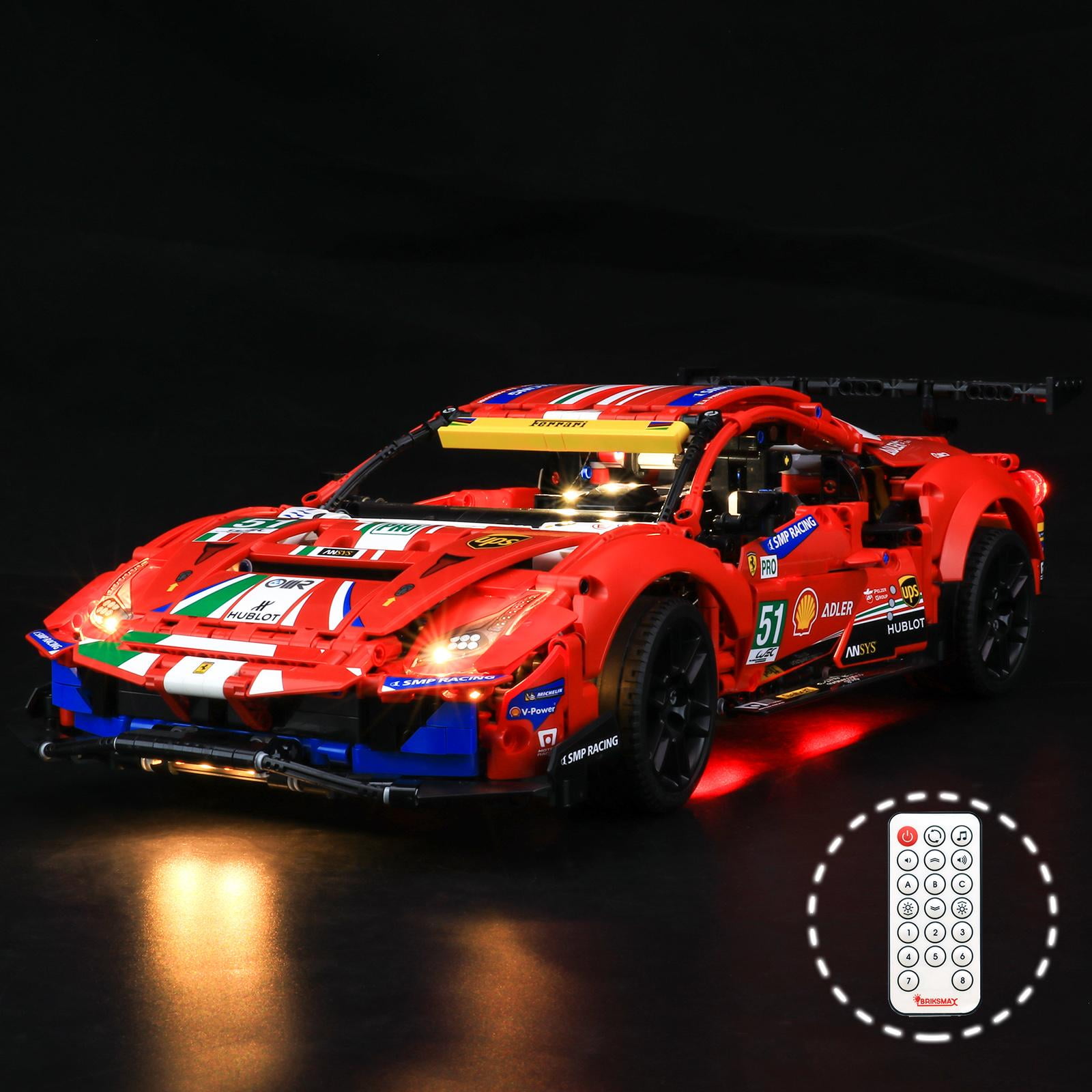 BRIKSMAX LED Lighting Kit for Ferrari 488 GTE "AF Corse #51" Building ...
