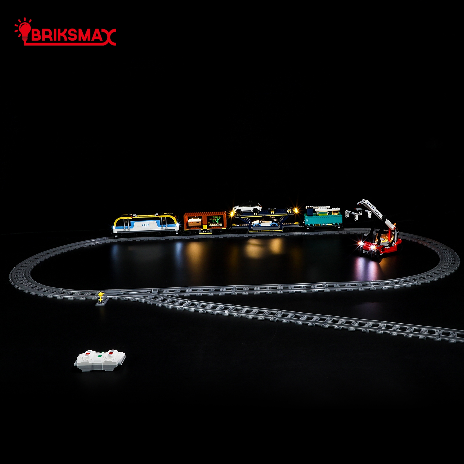 BRIKSMAX Led Kit for Lego 60336 City Freight Train, Easy Install ...