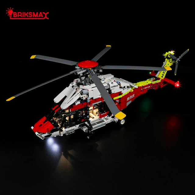 BRIKSMAX Led Lighting Kit for Legos Airbus H175 Rescue Helicopter 42145 ...
