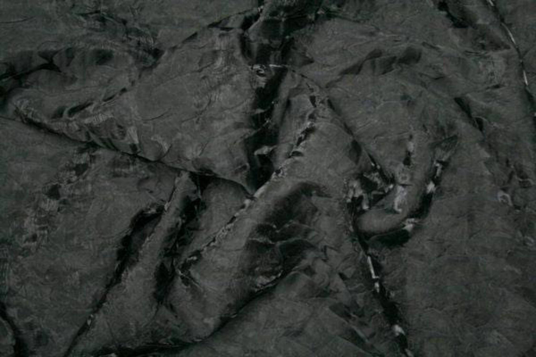 BRILLIANT Crushed Fabric, 48 Inch. in Width, Cut by the Yard / Black ...