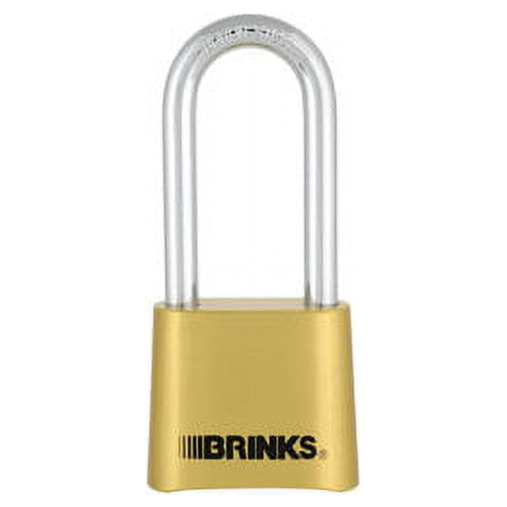 BRINKS 67149002 50MM COMMERCIAL SOLID BRASS RESETTABLE LOCK WITH 2 ...