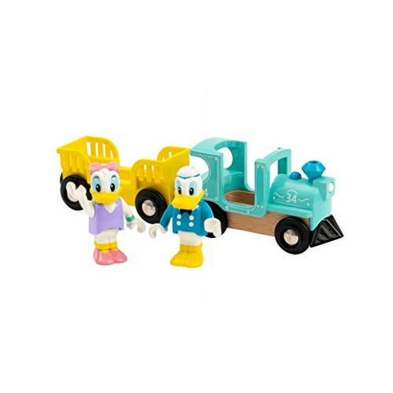 Brio, Disney Donald and Daisy Duck Wooden Train Set, Kids Railway Toy ...