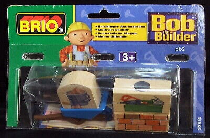 BRIO Bob the Builder Bricklayer Accessories (Wheelbarrow,Tools,Bricks ...