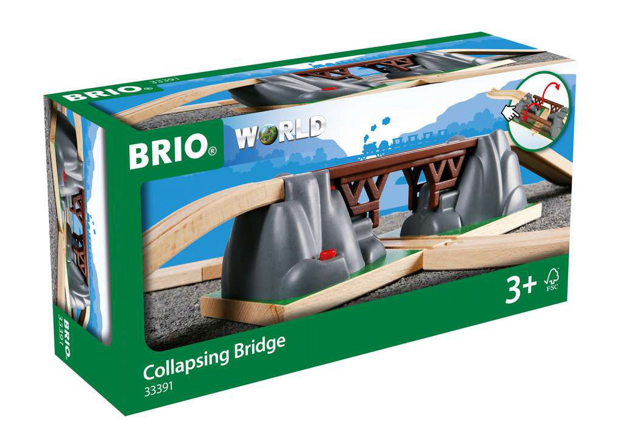 BRIO Collapsing Bridge Railway Accessory - Walmart.com
