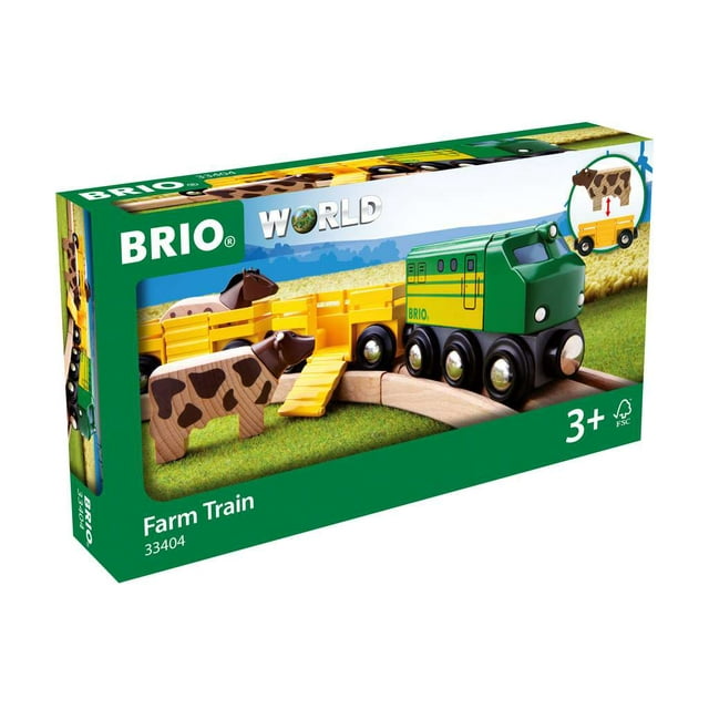 BRIO Farm Train Set Train Set - Walmart.com