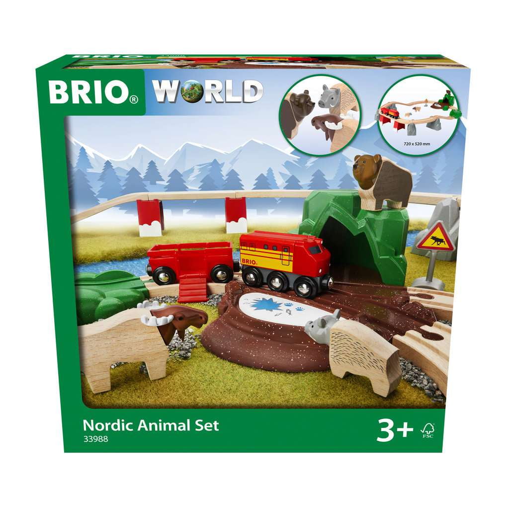 BRIO Forest Animal Set Train Set - Walmart.com