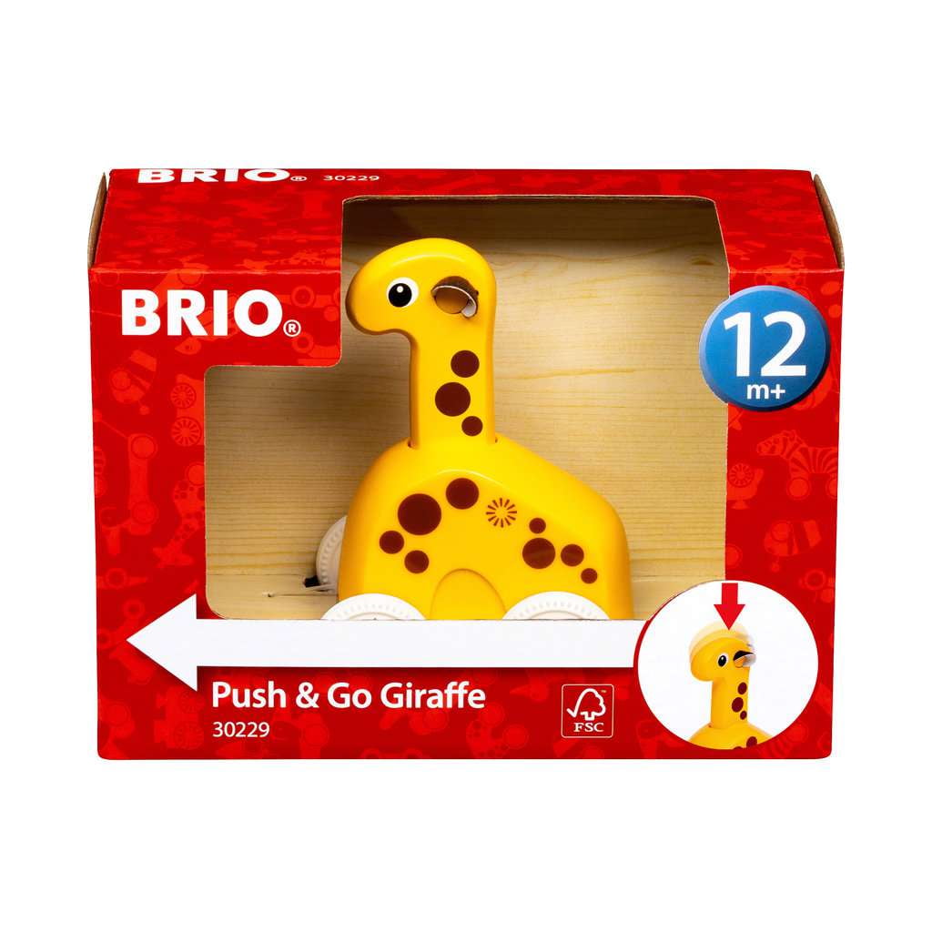 BRIO Push & Go Giraffe Push Along Toy - Walmart.com