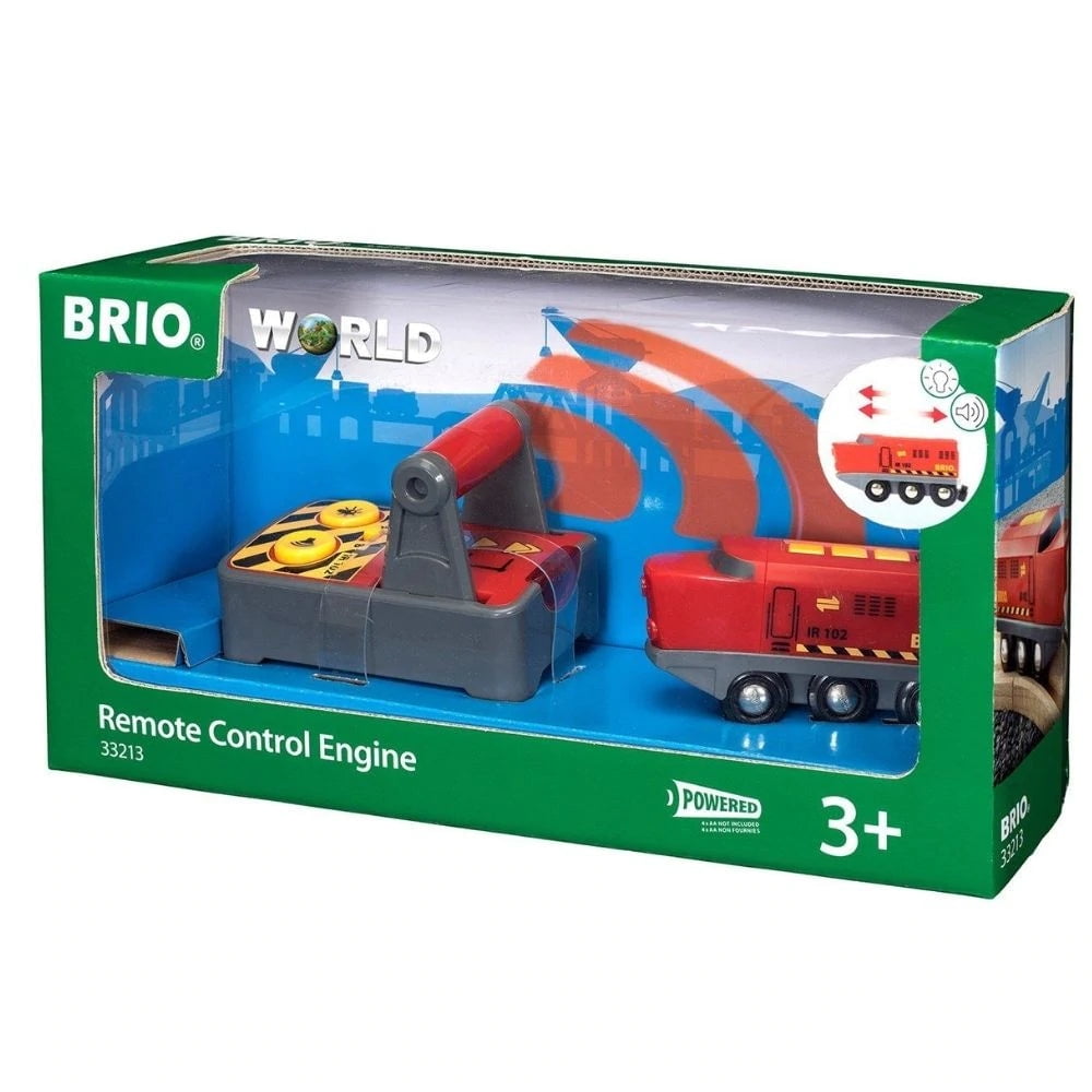 Brio! Remote Control Engine, Wooden Train with Light and Sound, Brio ...