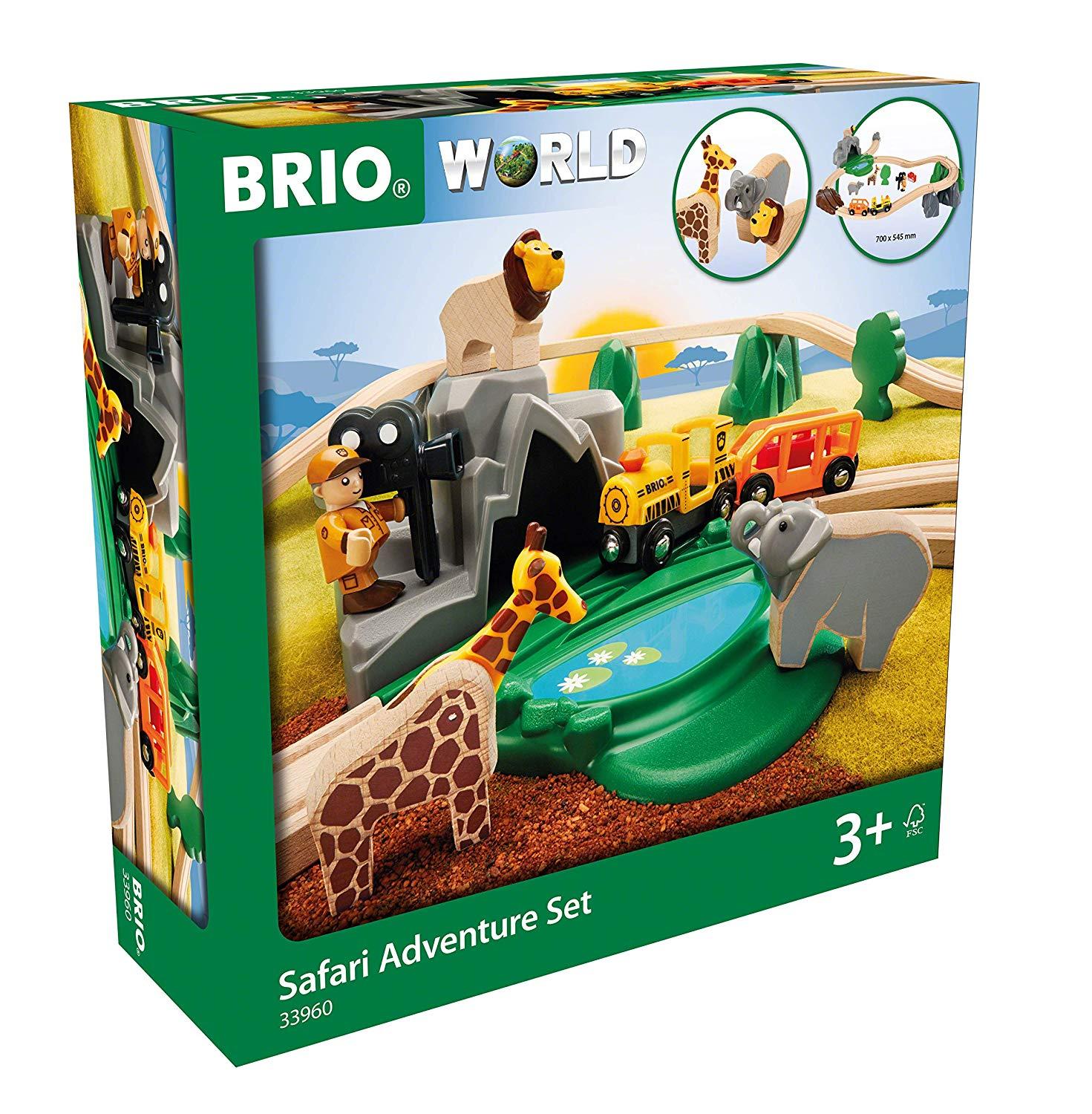 BRIO Safari Adventure Set Train Set - Walmart.com