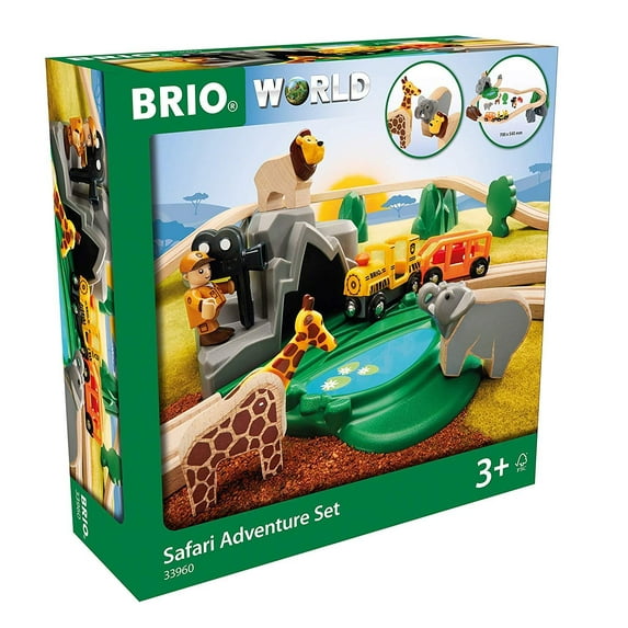 BRIO Safari Adventure Set Train Set - Walmart.com