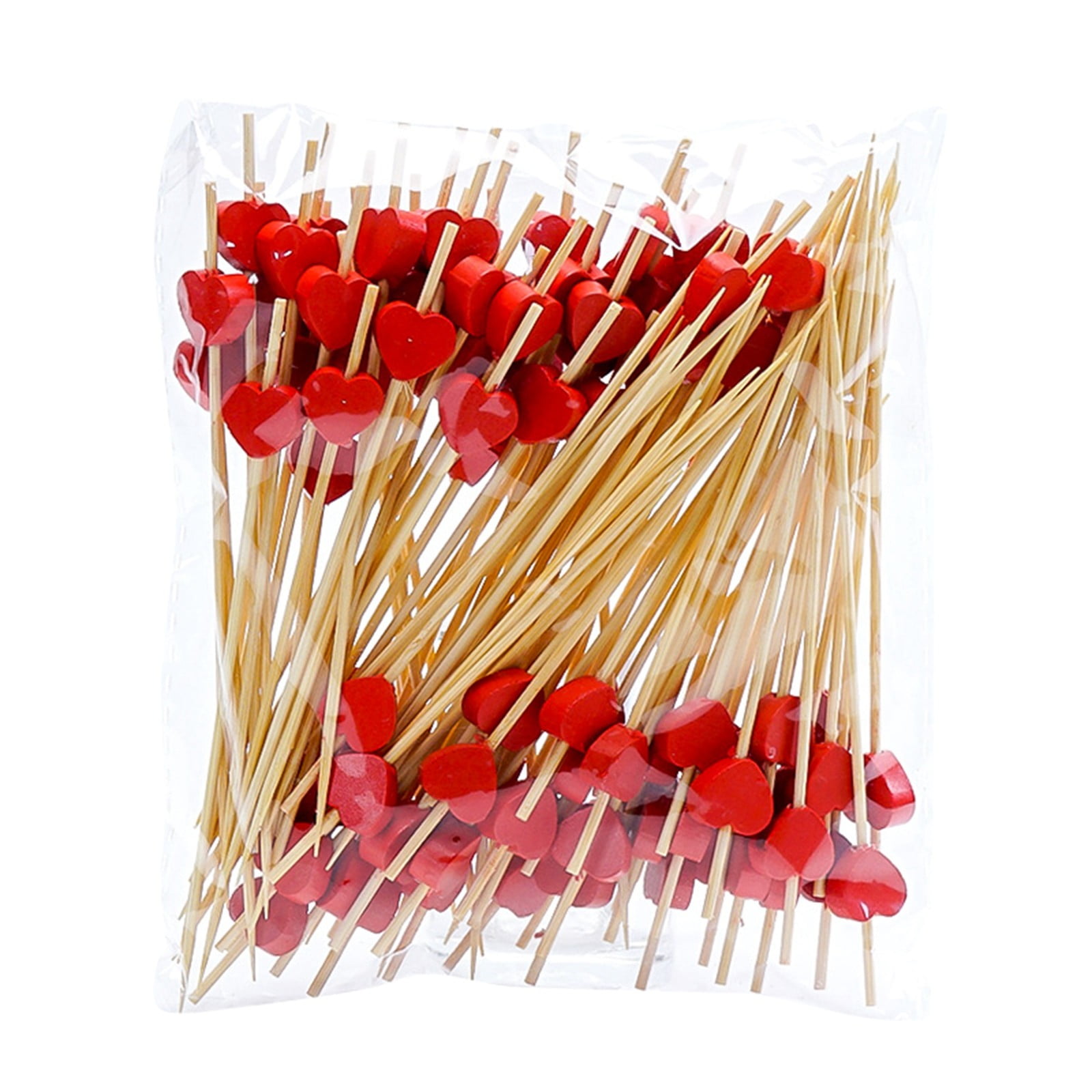 BRISEZZS 100 Long Red Cocktail Picks, Toothpicks, Sandwiches ...