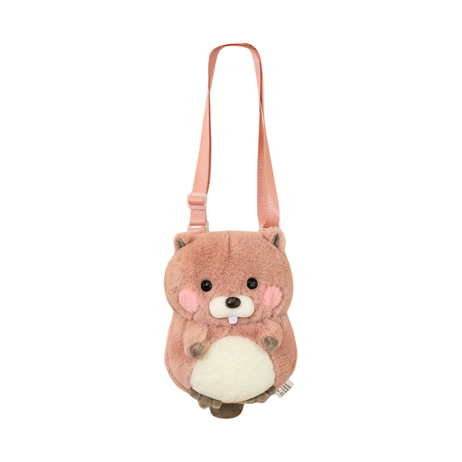 BRISEZZS Adorable Plush Purse For Teen Girls Animal Design Bag Stuffed ...