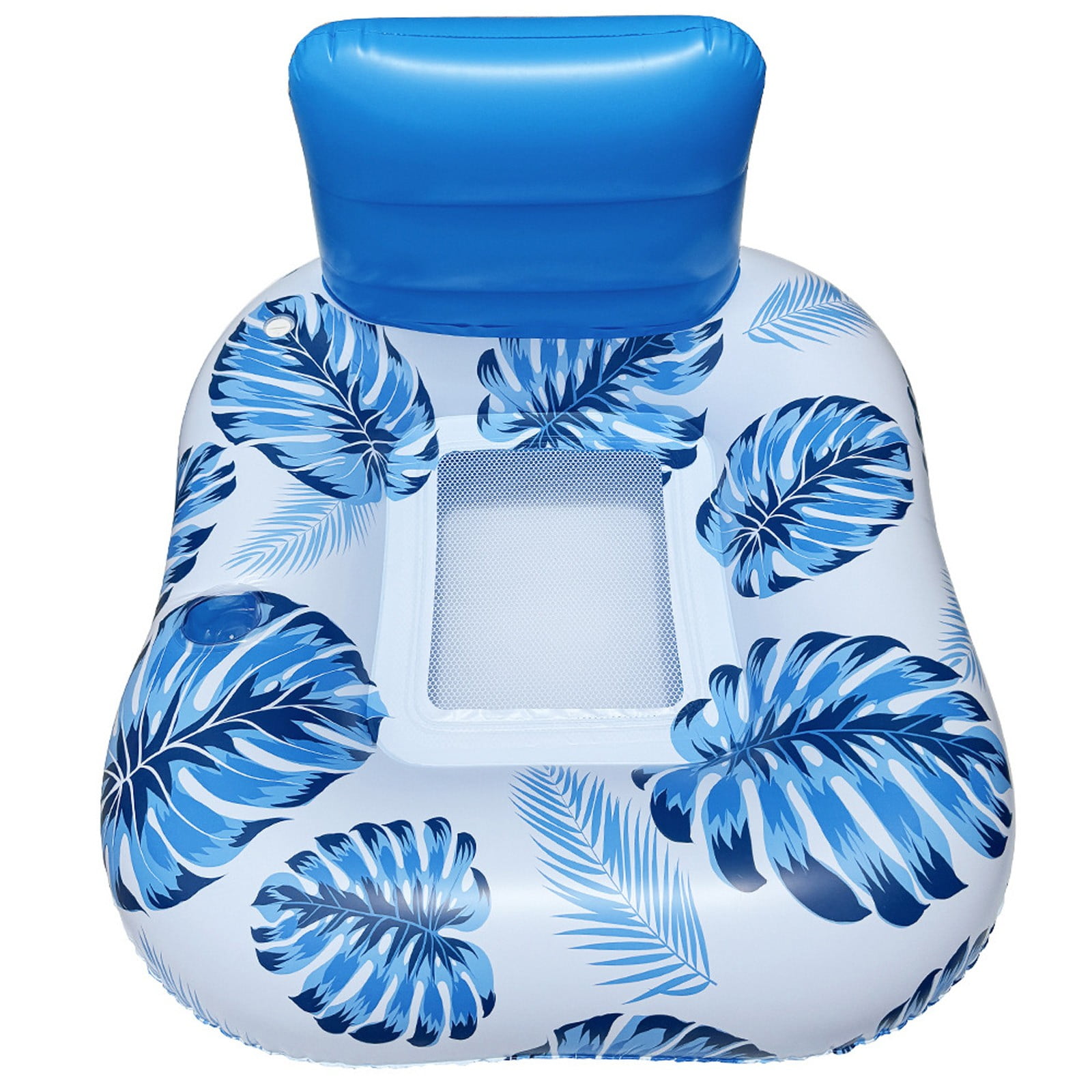 BRISEZZS Adult Inflatable Floating Drainage Chair PVC Floating Bed ...