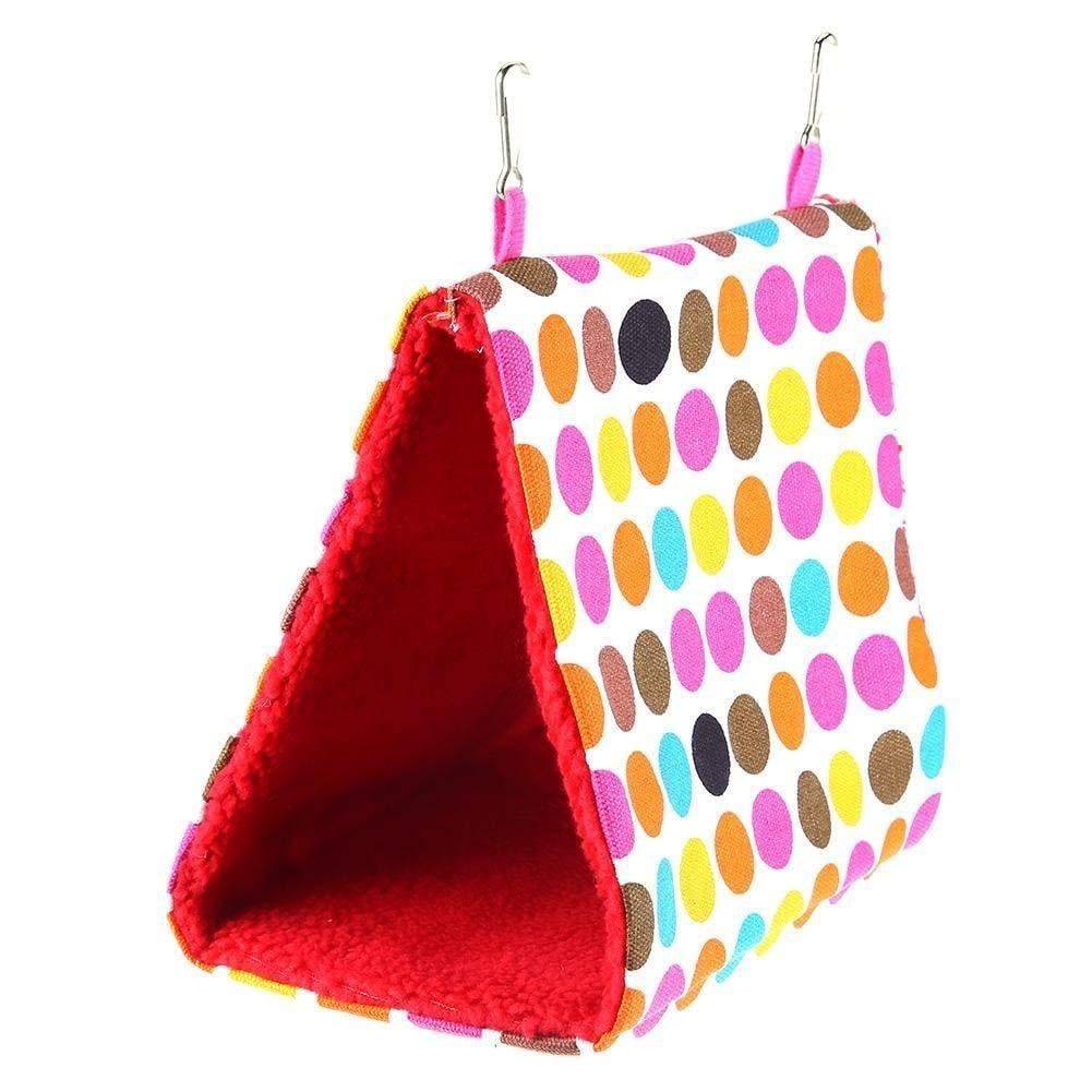 BRISEZZS Bird Tent Plush Warm Hut Hanging Bed for Cage Sleeping Bed ...