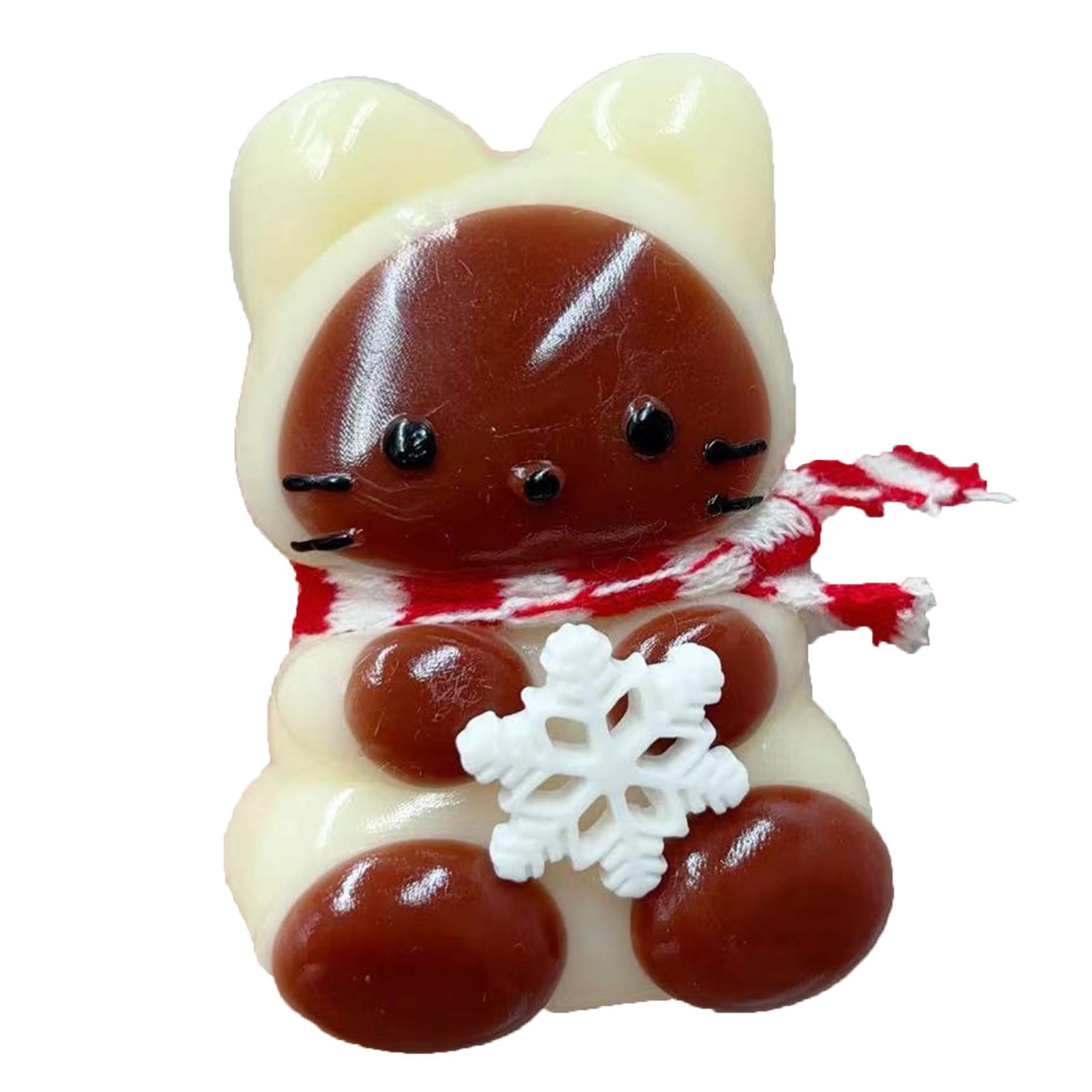 BRISEZZS : Cute Cat With Scarf, Decompression Toy, Cute Cat ...