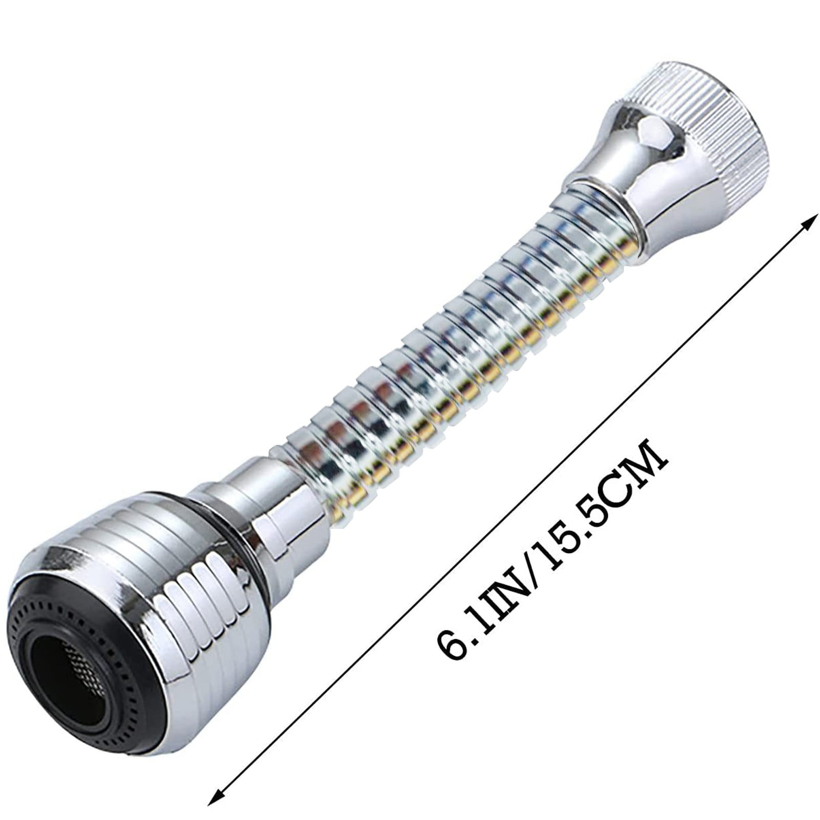 BRISEZZS Faucet Extension Tubes,Flexible 360 Degrees Stainless Steel ...