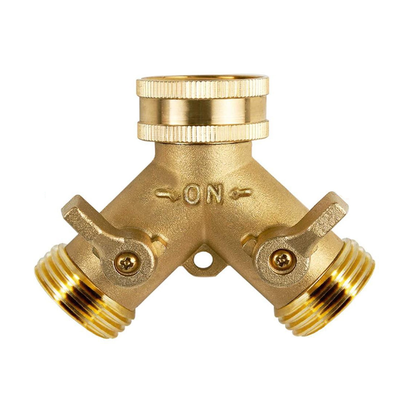BRISEZZS Garden Hose Y Shaped Connector With 2 Valves Hose Socket ...