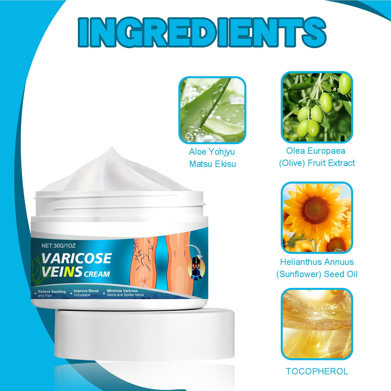 BRISEZZS Nuevo! Vein Care Cream, Leg Massage Care Cream, Relieves Leg ...