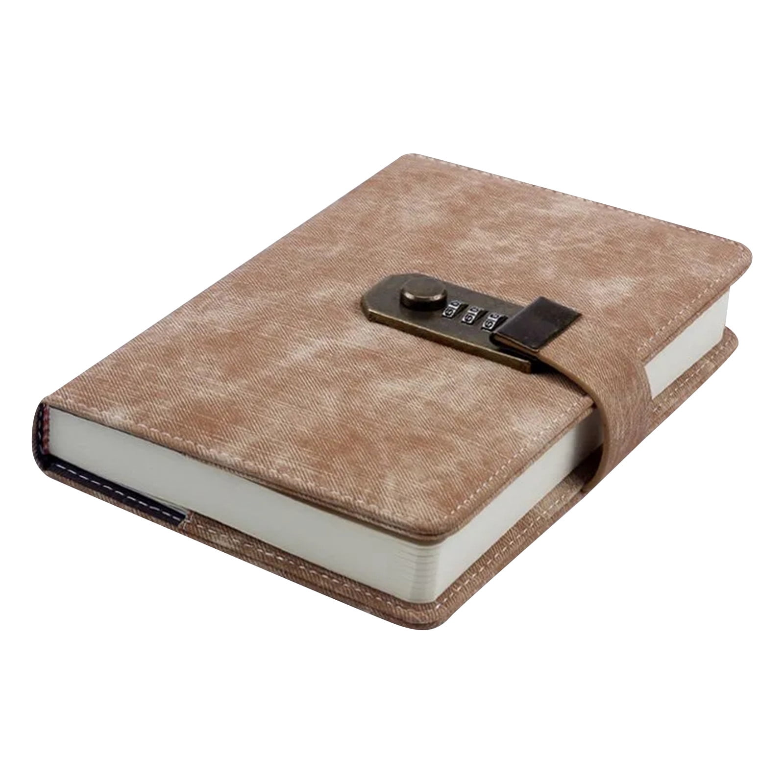 BRISEZZS Password Lock Retro Password Book, Female With Lock Diary, And ...
