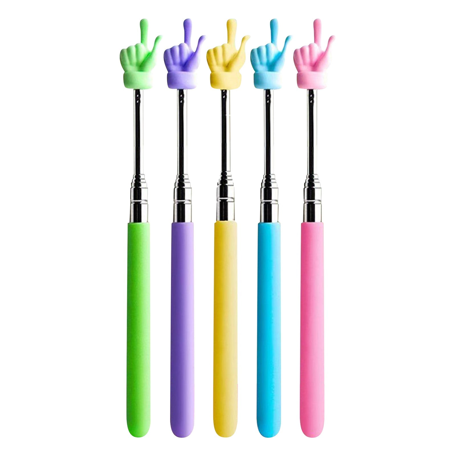 BRISEZZS Retractable Teacher Pointers, Classroom Demonstration Sticks ...
