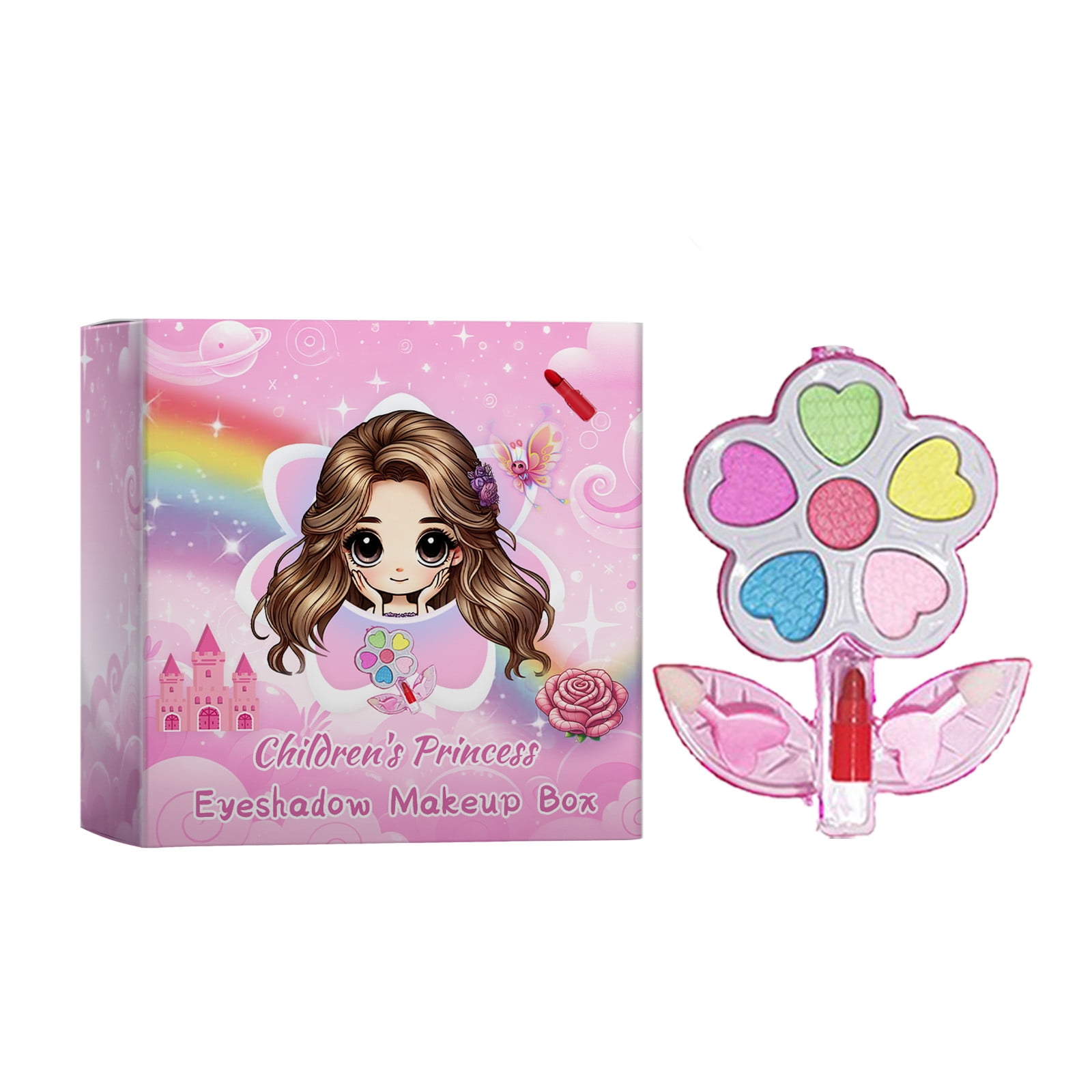 BRISEZZS Sale Nuevos! Children's Princess Eyeshadow Makeup Box, Girl’S ...