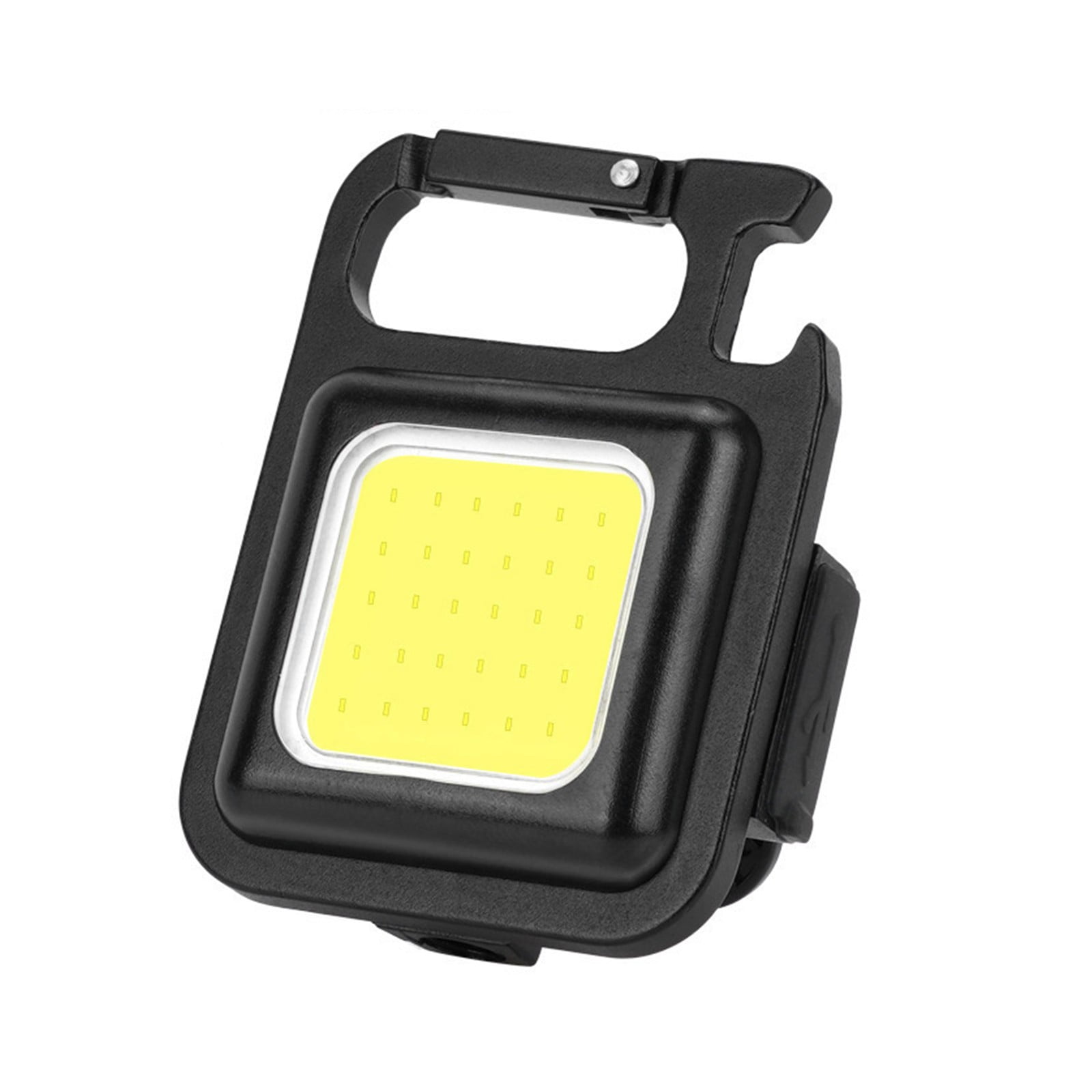 BRISEZZS Small COB Flashlight 800Lumens Bright Rechargeable Keychain ...