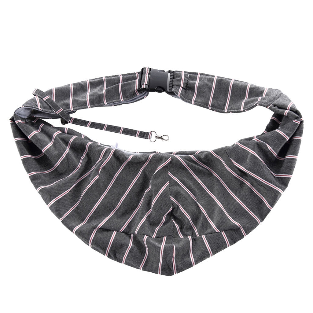 BRISEZZS Small Pet Dog Cat Carrier Shoulder Sling Stripe Pattern ...