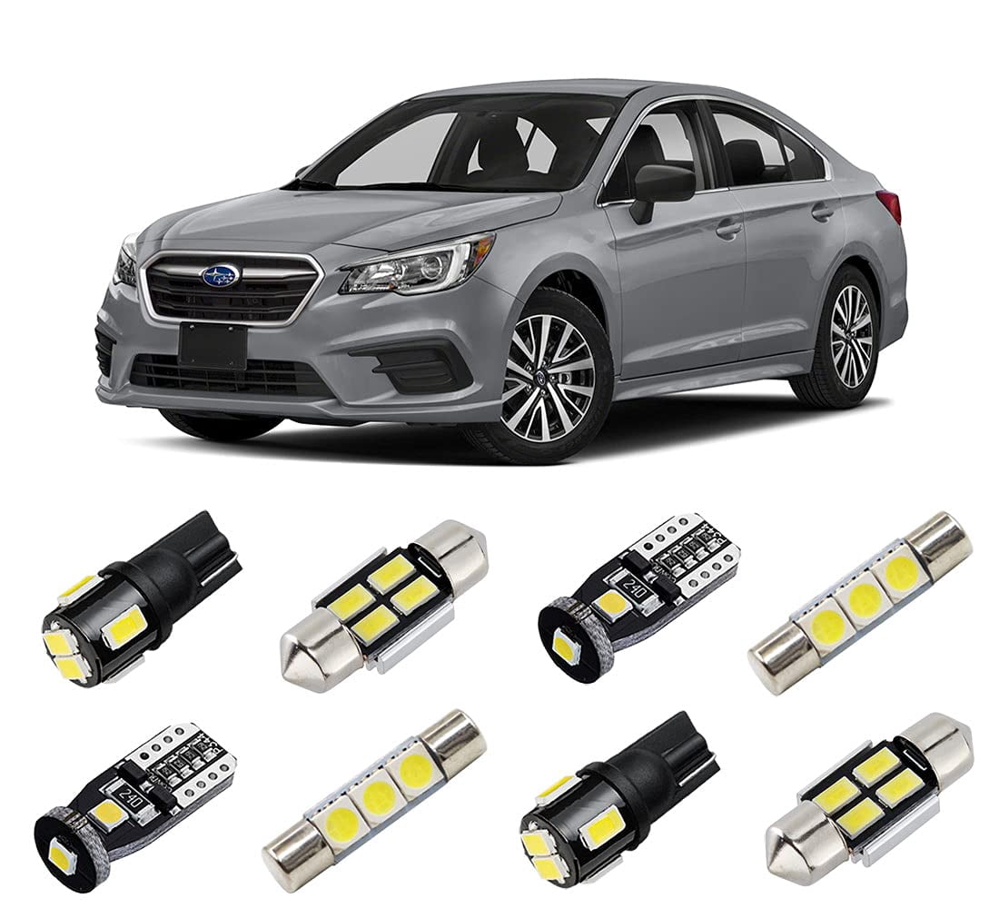 BRISHINE White Interior LED KEF16 Lights Kit for Legacy 2010 2011 2012 ...