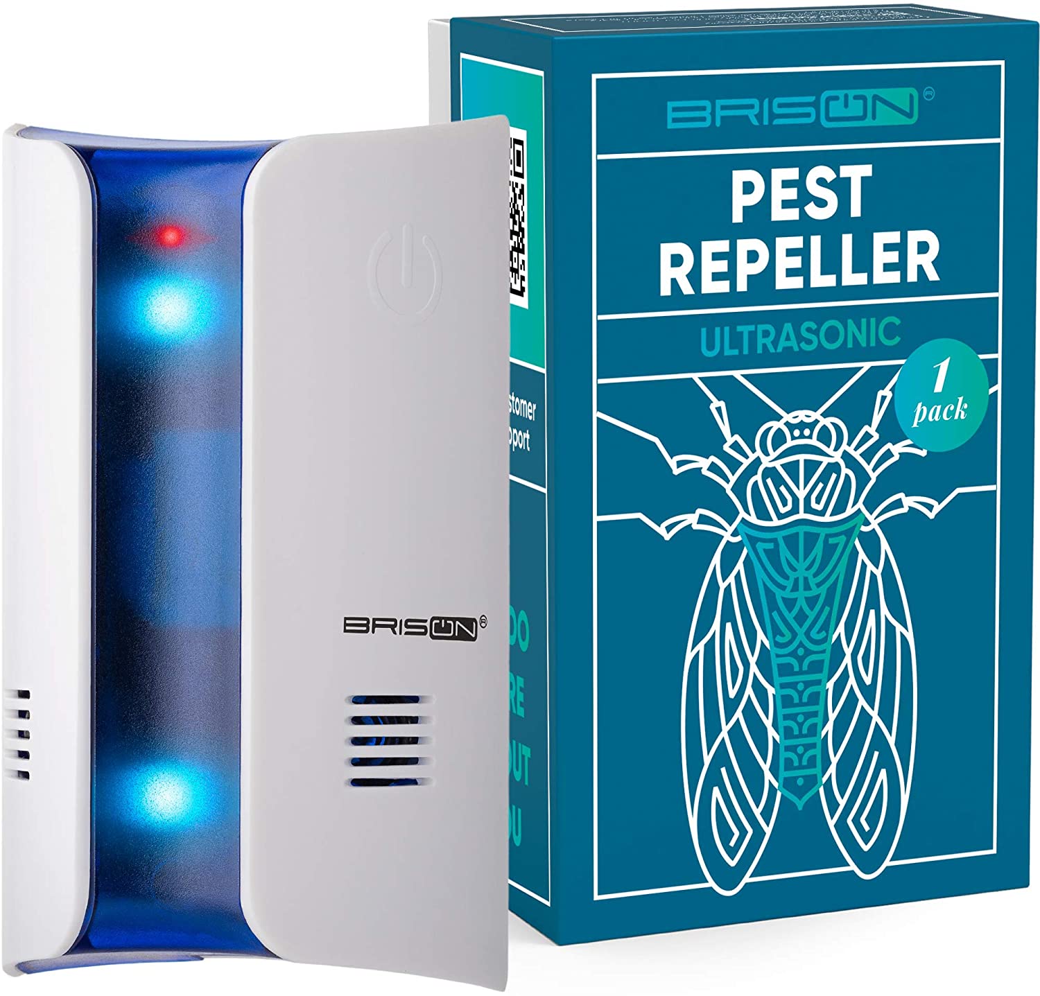 Bird-X Transonic Pro Ultrasonic Electronic All Pest Repeller 3500 ...