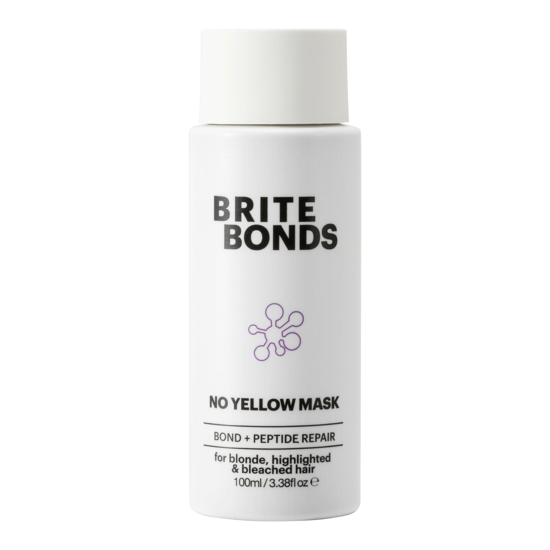 Brite No Yellow Toning Hair Mask for Blonde Silver Gray Hair 3.38 fl oz ...