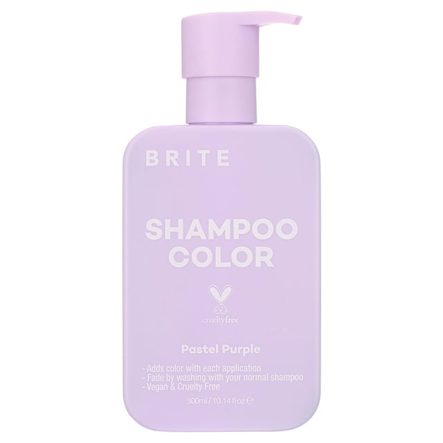 BRITE Color Shampoo Pastel Purple, Hydrating, Vegan, Cruelty Free ...