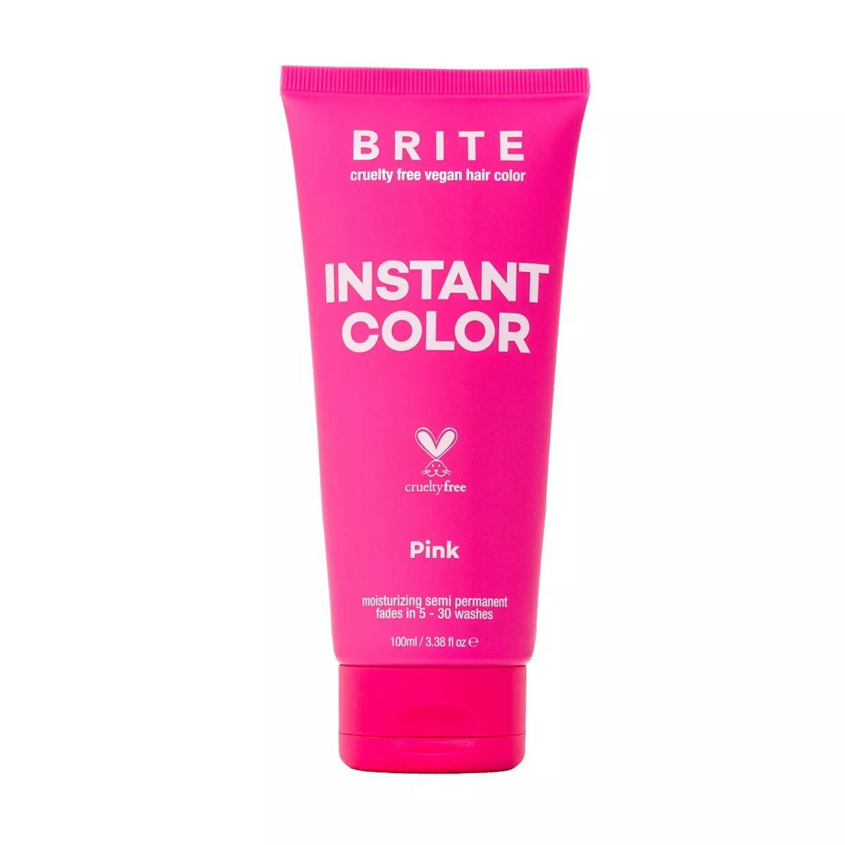 BRITE Instant Semi-Permanent Moisturizing Hair Color - Pink - 3.38 fl ...