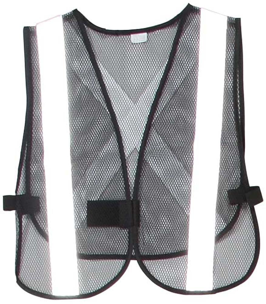 BRITEGUARD Black Mesh Safety Vest | 24" (61 cm) x 24.5" (62.2 cm ...
