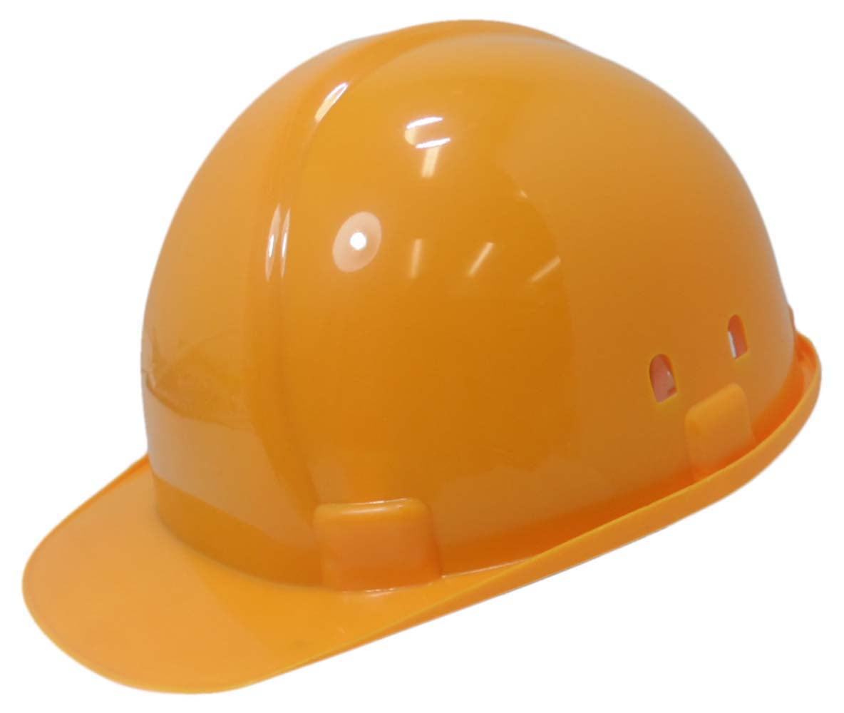 BRITEGUARD Yellow Safety Hard Hat | Built-In Adjustable Liner | Secure ...