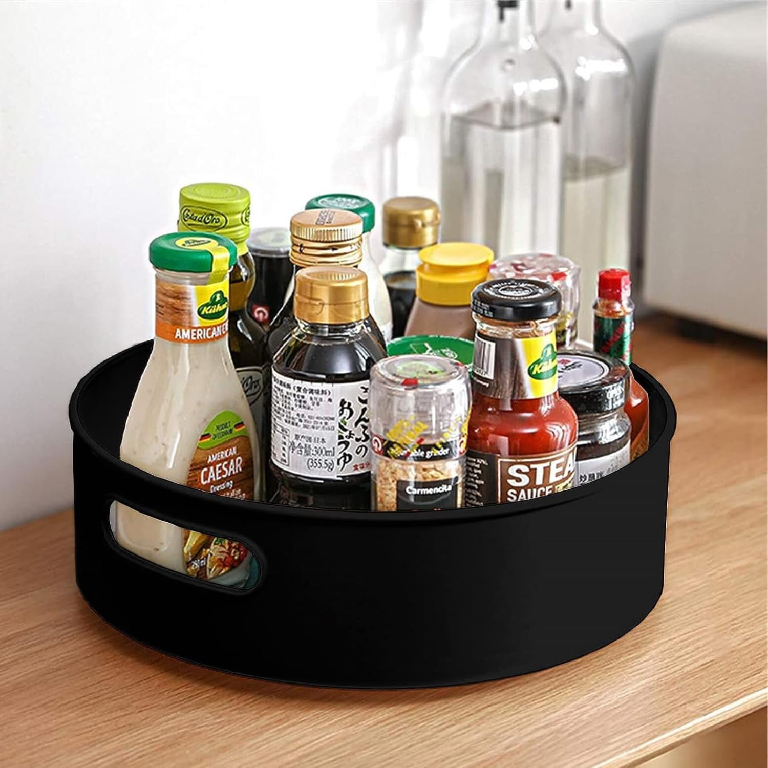 BRIZON MultiPurpose 360 Rotating Kitchen Organizer Tray Cosmetic ...